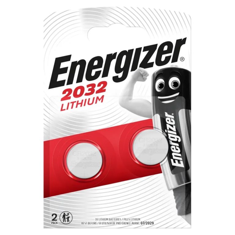 Energizer Lithium Pack of 2 Coin Cell CR2032 Batteries | Virtual ...