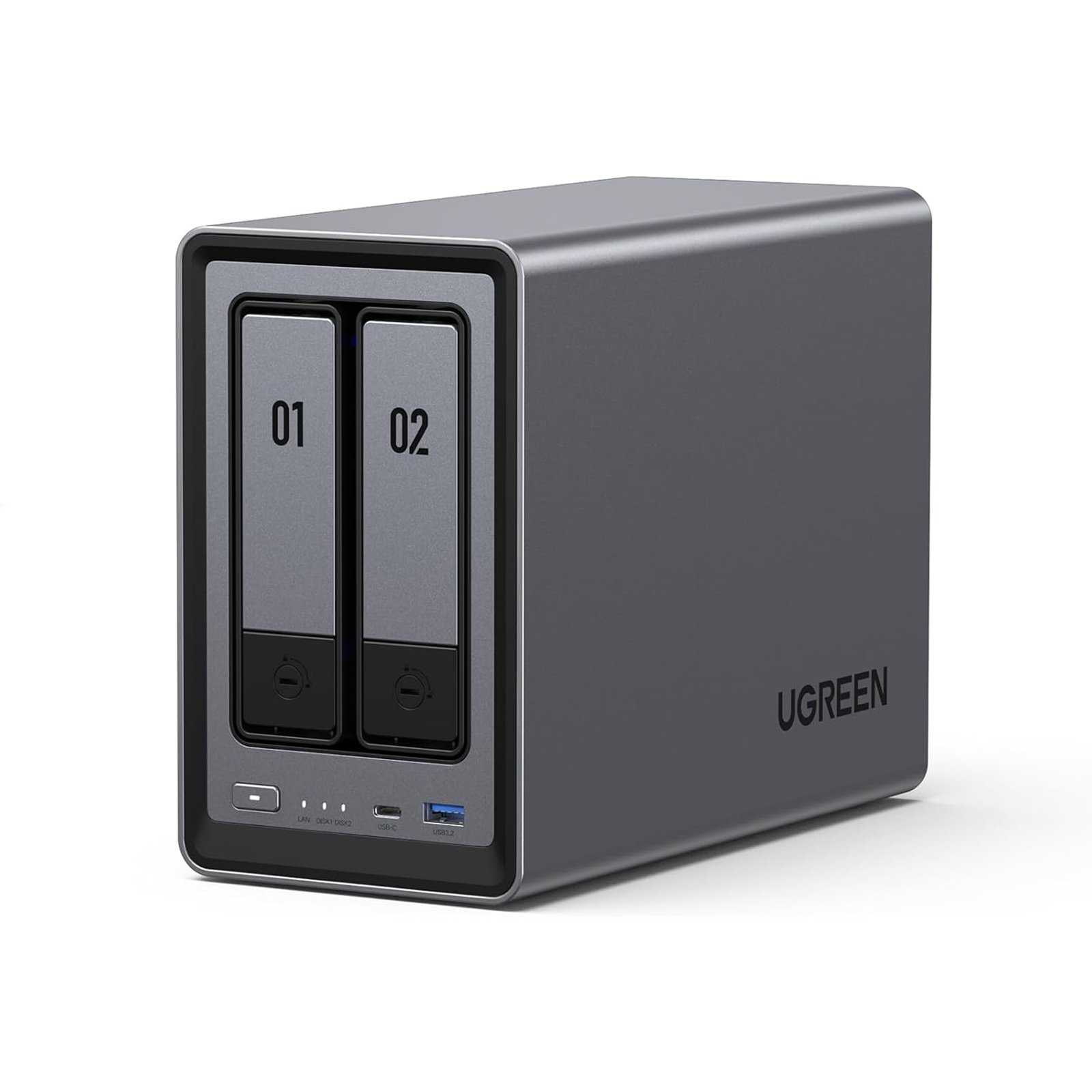 UGREEN NASync (DXP2800), 2-Bay NAS with Intel N100 Quad-Core CPU (Up to ...
